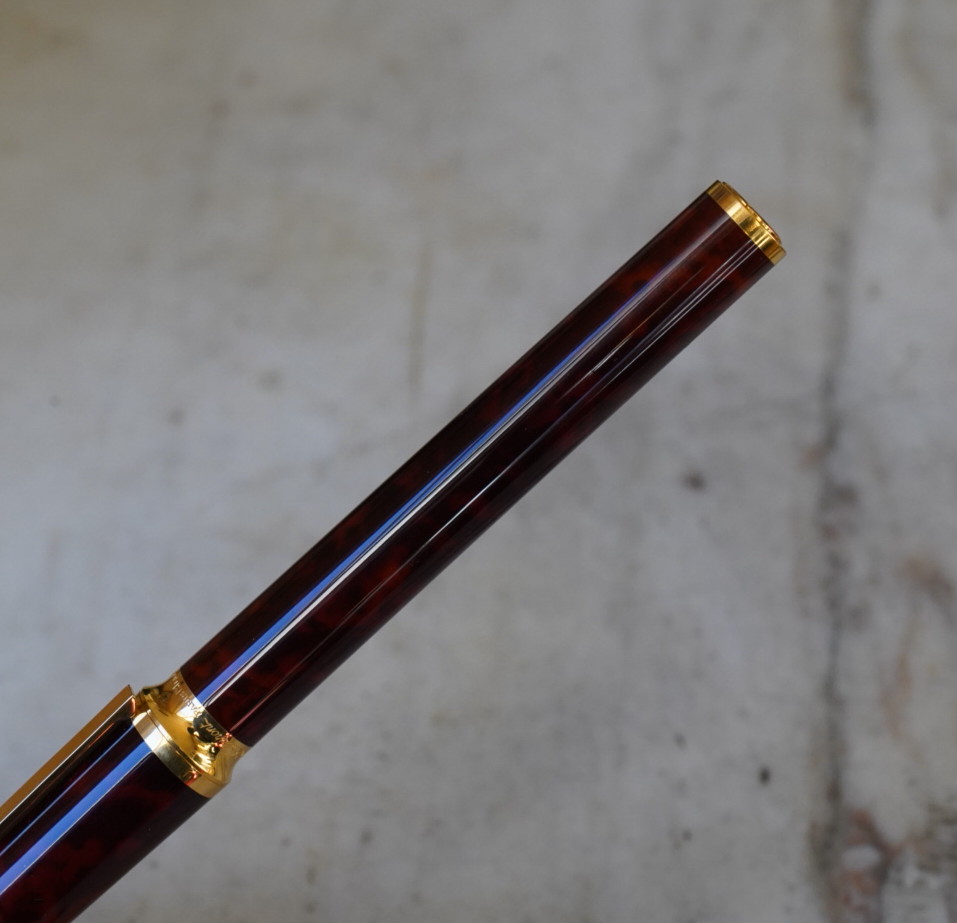 GRAND STYLO PLUME S.T. DUPONT MONTPARNASSE XL LAQUE DE CHINE THUYA ...